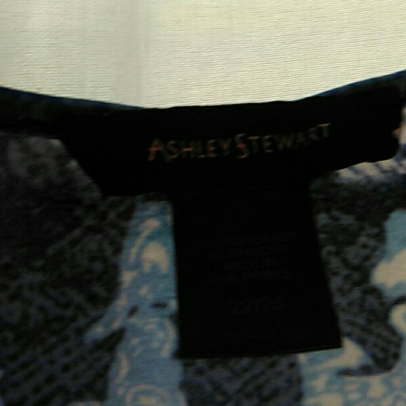 Ashley Stewart | Tops | Ashley Stewart Swooped Neck Blouse | Poshmark